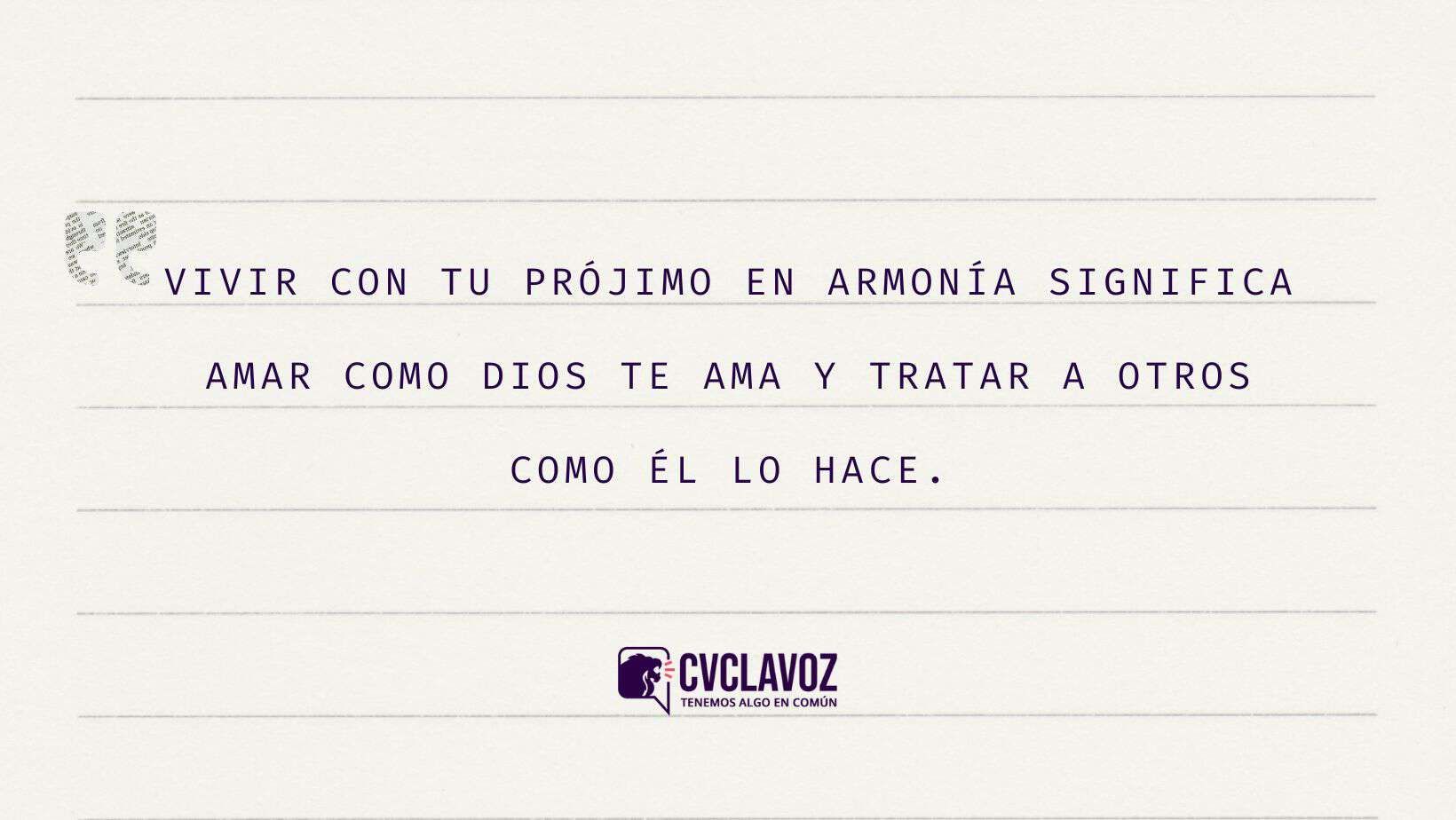 5 prácticas para vivir en armonía - CVCLAVOZ