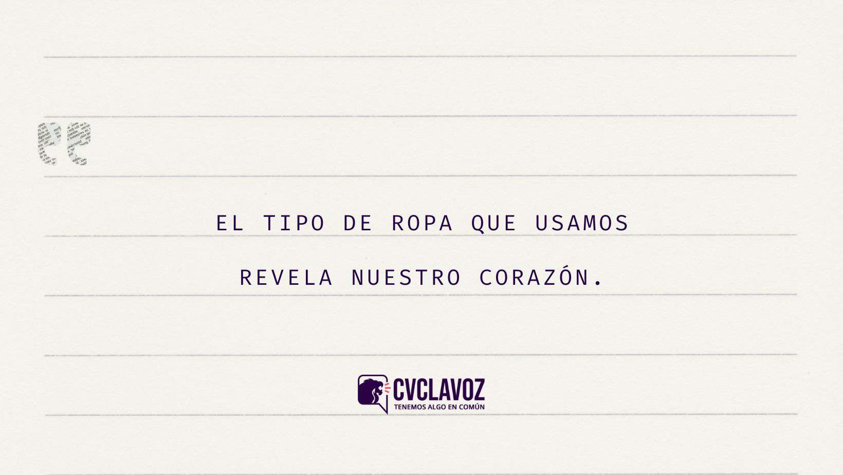 ¿Qué dice la Biblia sobre la moda y nuestra vestimenta? - CVCLAVOZ