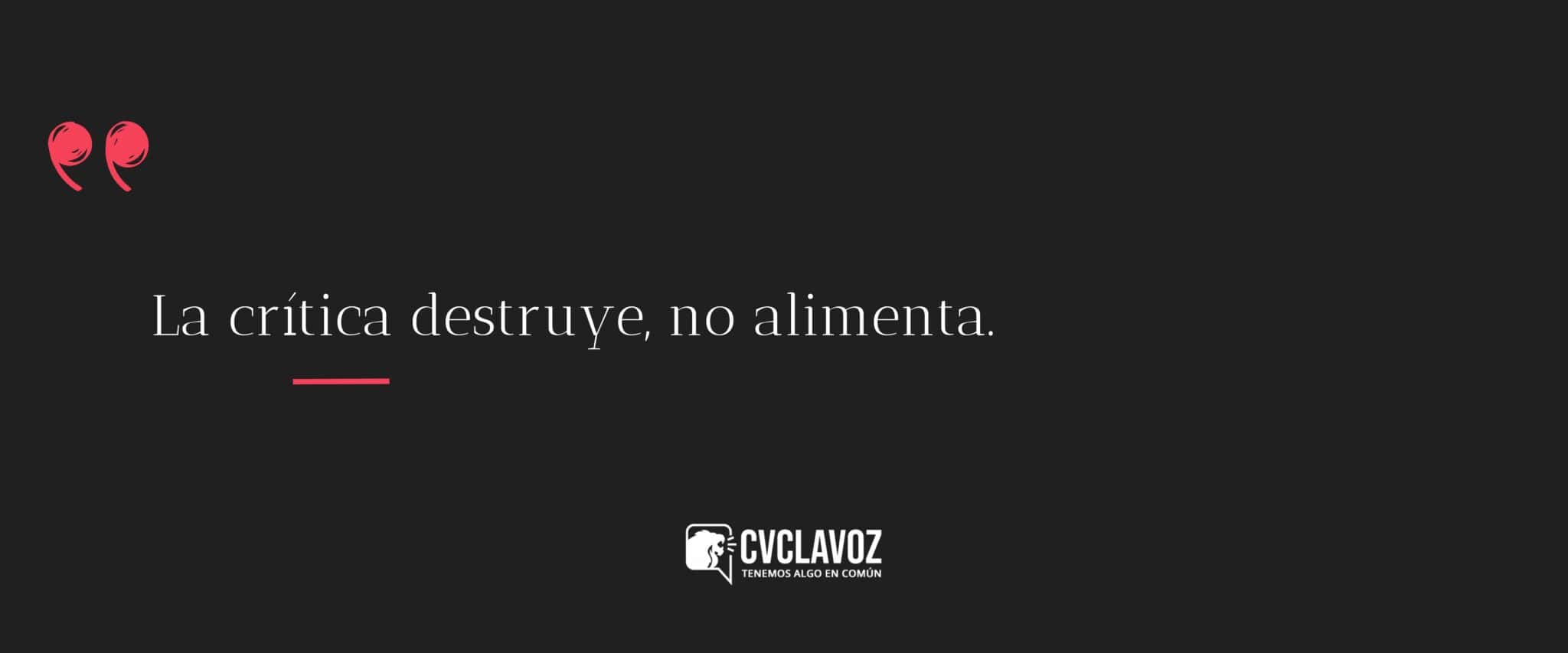 ¿Cuál es la diferencia criticar y dar una opinión? - CVCLAVOZ
